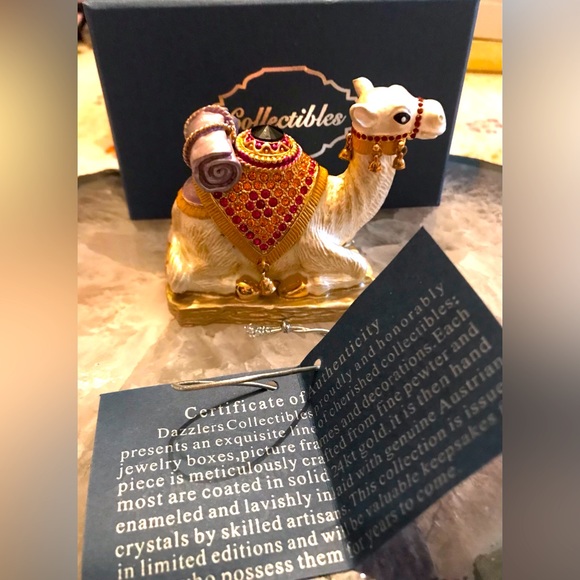 Collectibles | Accents | Bejeweled Camel Trinket Box Collectibles Nib W ...
